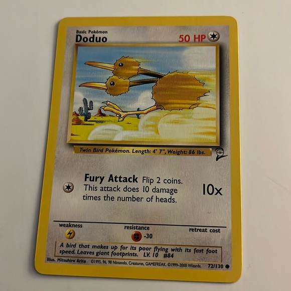 Pokemon | Toys | Doduo Pokmon Card | Poshmark